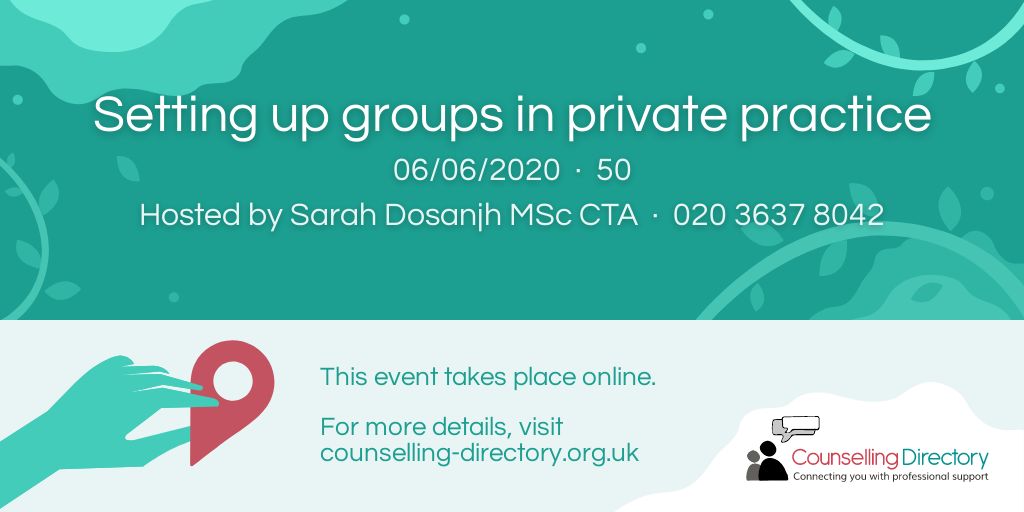 Local events - Setting up groups in private practice - Counselling ...