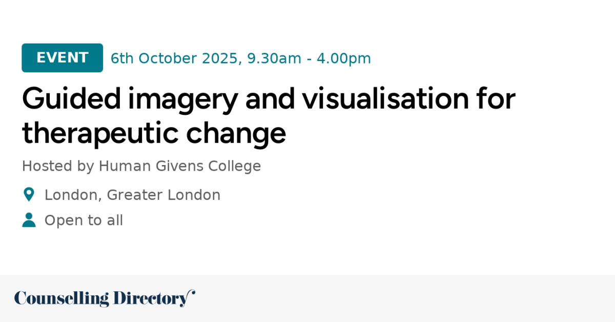 Guided imagery and visualisation for therapeutic change - Counselling ...