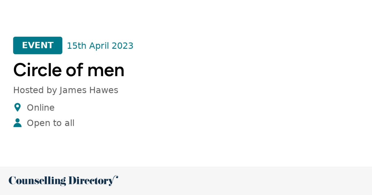 Circle of men - Counselling Directory
