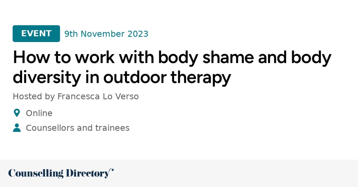How to work with body shame and body diversity in outdoor th ...