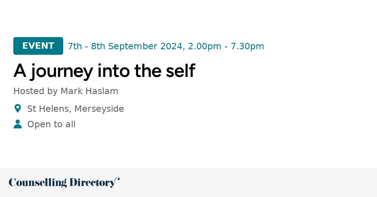 A journey into the self - Counselling Directory