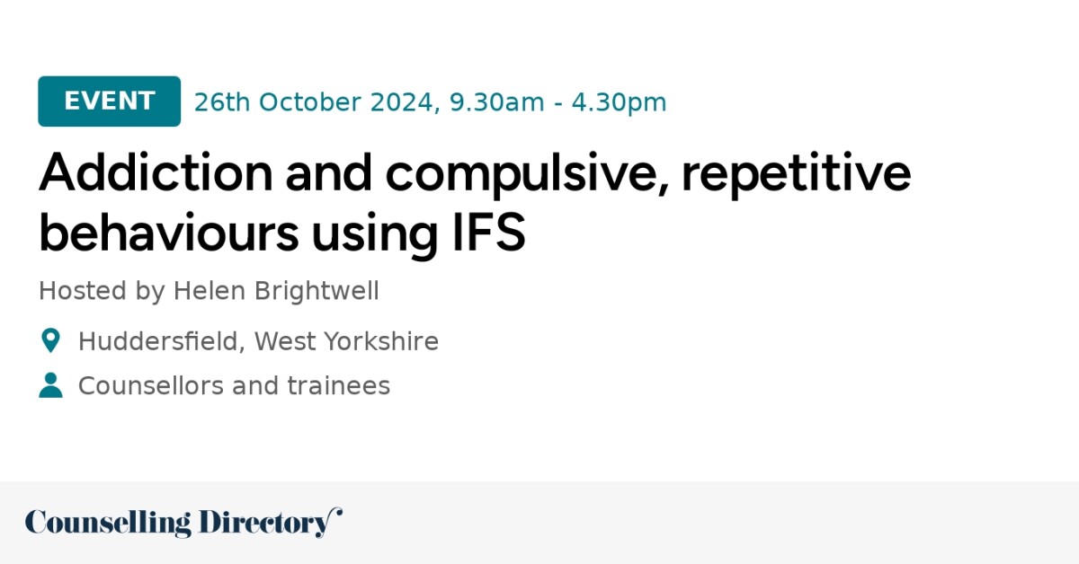 Addiction and compulsive, repetitive behaviours using IFS - Counselling ...