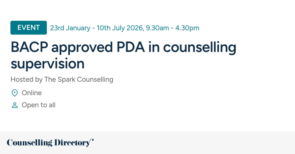 BACP approved PDA in counselling supervision - Counselling Directory