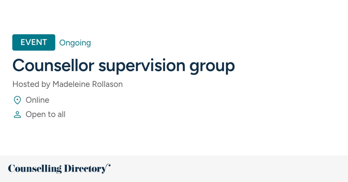 Counsellor supervision group - Counselling Directory