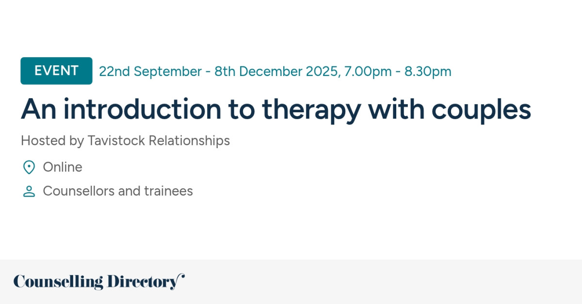 An introduction to therapy with couples - Counselling Directory