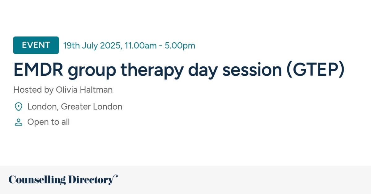 EMDR group therapy day session (GTEP) - Counselling Directory
