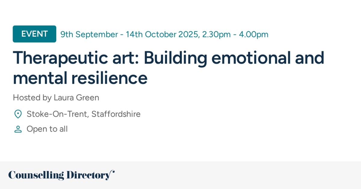 Therapeutic art: Building emotional and mental resilience - Counselling ...