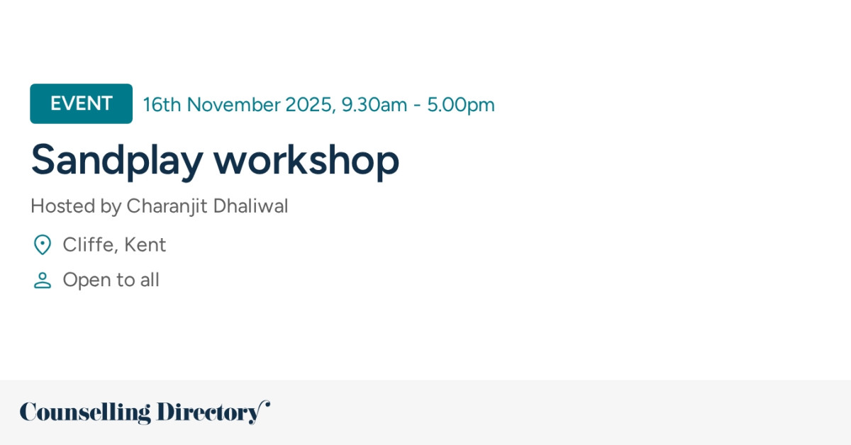 Sandplay workshop - Counselling Directory