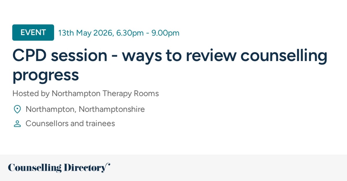 CPD session - ways to review counselling progress - Counselling Directory