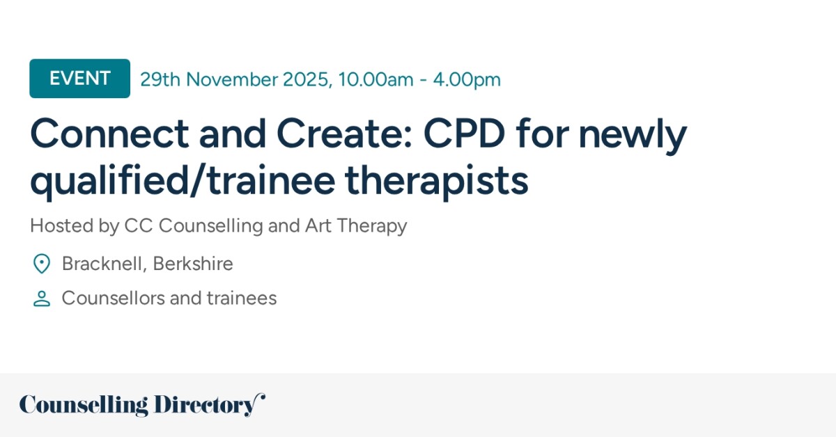 Connect and Create: CPD for newly qualified/trainee therapis ...