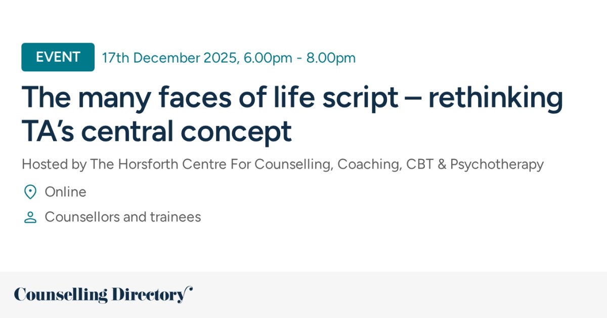 The many faces of life script – rethinking TA’s central conc ...