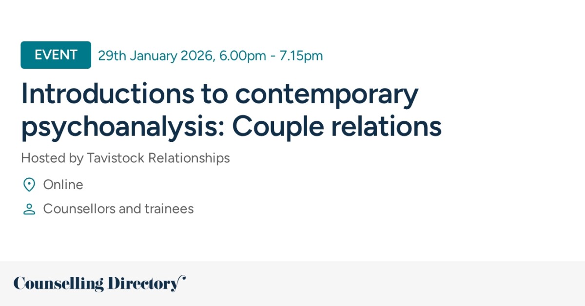 Introductions to contemporary psychoanalysis: Couple relatio ...
